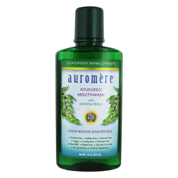 Auromere - Ayurvedic Mouthwash with Neem & Peelu - 16 fl. oz. | Wish