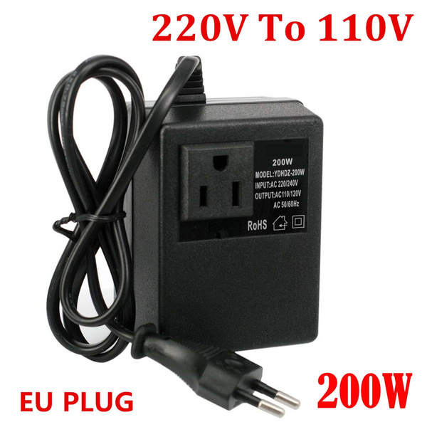 1 PC 200W Voltage Converter Transformer 220V To 110V Step Down Travel ...