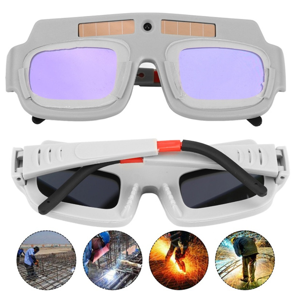 Solar Powered Auto Darkening Welding Mask Helmet Eyes Goggle Welder ...