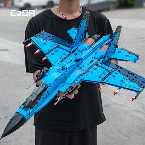 New 1476Pcs Fighter Bombing Airplane Building Blocks Airforce Jet World ...
