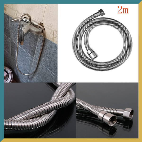 Stainless steel shower pipe, 2m shower hose | Wish