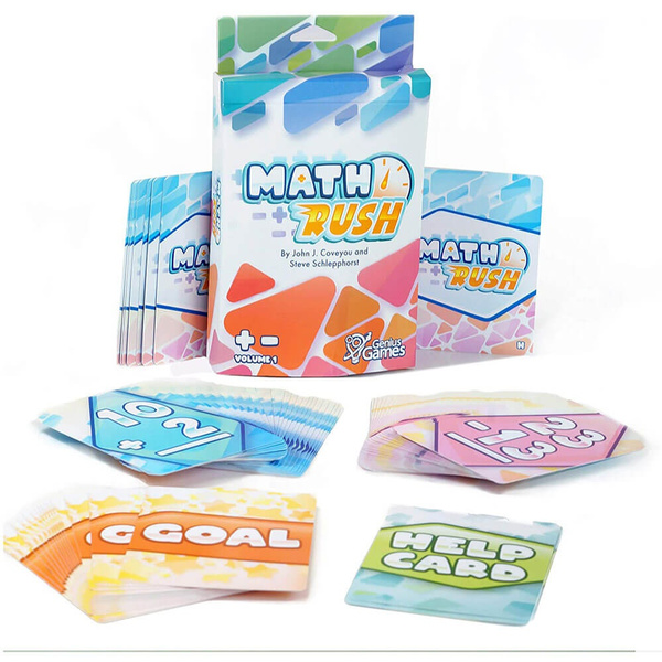 Math Rush Multiplication & Exponents Board Game | Wish