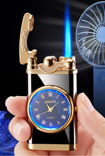 New Rocker Arm Automatic Ignition Straight Blue Flame Lighter Creative ... New Rocker Arm Automatic Ignition Straight Blue Flame Lighter Creative ...