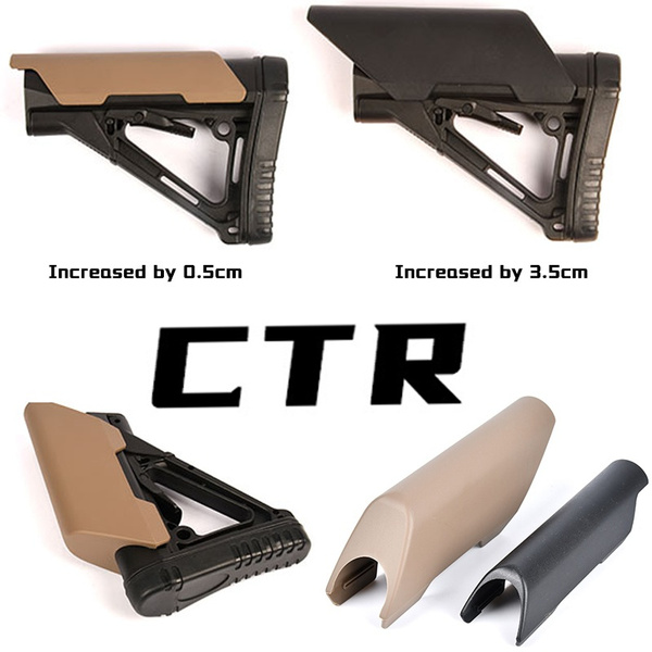 Tactical CTR High Low Cheek Riser Style MAG PUL Industry AR M4 Stock ...