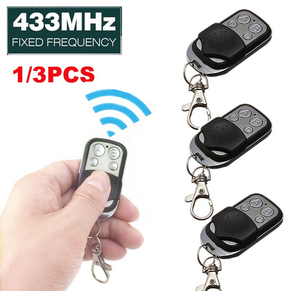 1/3PCS 433MHz Remote Control Garage Gate Door Opener Universal Copy ...