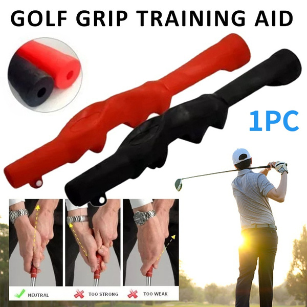 1PC Outdoor Golf Swing Training Aid Hand Grip Trainer Left Right Hand ...