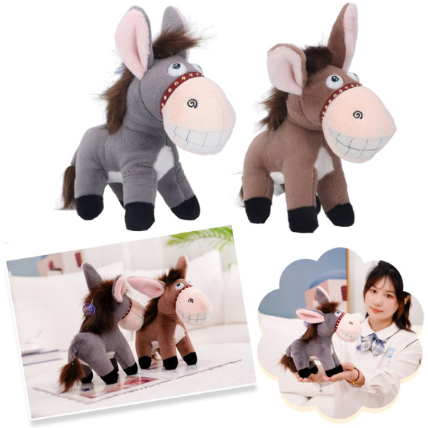 Donkey Stuffed Animal Plushie, Gifts For Kids, Wild Onez Farm Animals ...
