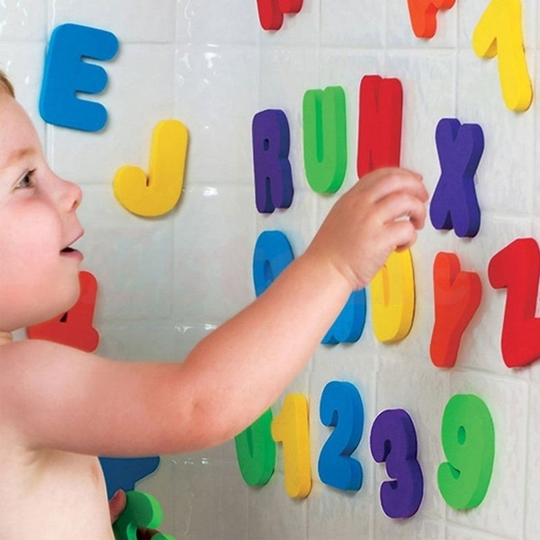 36pcs Foam Floating Toys Numbers Letters for Baby Toddler Bath tub ... 36pcs Foam Floating Toys Numbers Letters for Baby Toddler Bath tub ...
