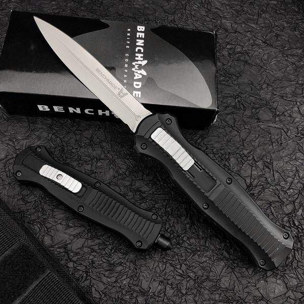2 Sizes BM 3300 Spring Assisted Open Camping Survival OTF Knife D2 ...