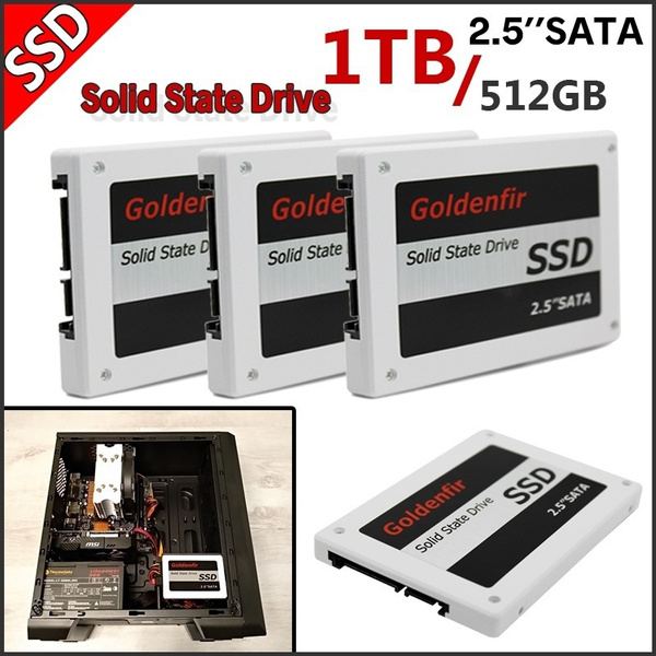 Goldenfir SSD 1TB 512GB SATA3 2.5-inch 3D NAND Internal Solid State ...