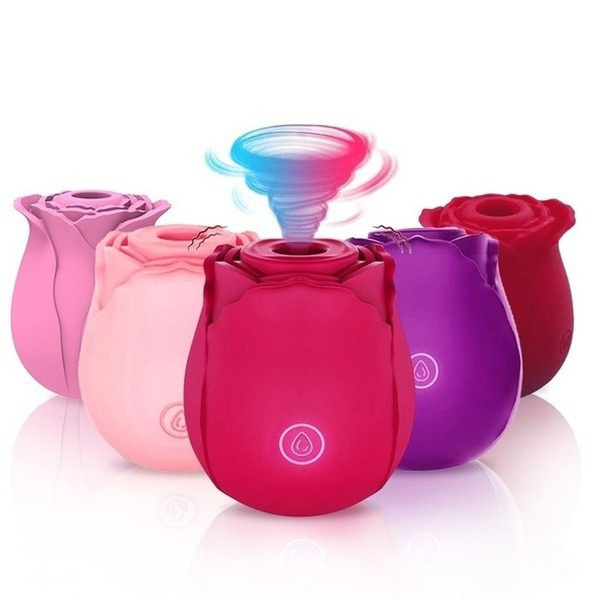 Female Clitoral Sucking Rose Vibator Toy Rose Vibrator Suction Clit ...
