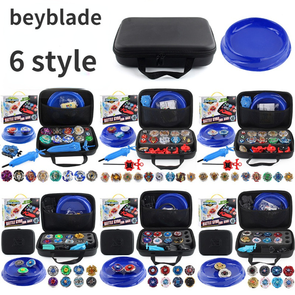 6 Style Gyro Set Burst Metal Fusion 8Pcs Gyro Scope with Carry Case ...