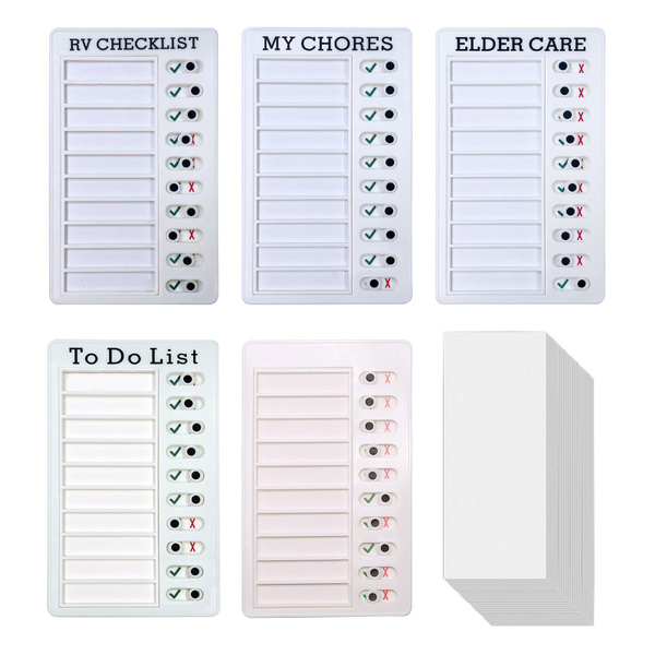 Reusable Memo Checklist Check Plan Memo Daily Planner Task Pad Blank ...