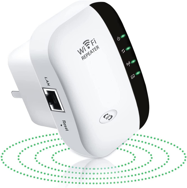 WiFi Extender, Wireless Signal Repeater Booster Up to 6000 sq.ft and 25 ...