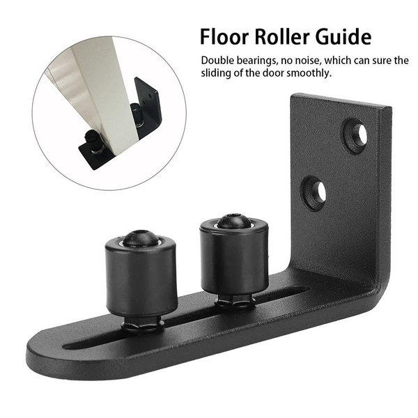 Door Guide, Carbon Steel Sliding Barn Door Guide Floor Roller Guides ...