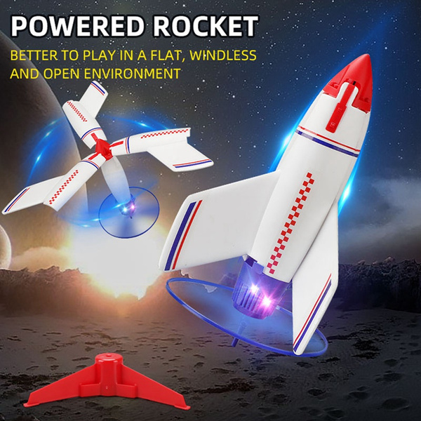 Funny Rocket Launcher For Kids, Motorized Air Rocket Toy For Ages 8-12 ...