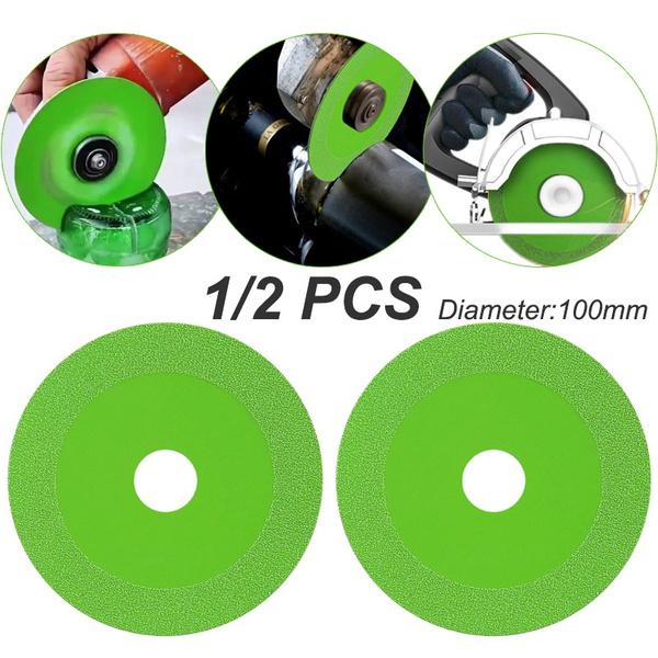 1/2pcs Glass Cutting Disc 100mm Ultra-thin Saw Blade Jade Crystal Wine ...