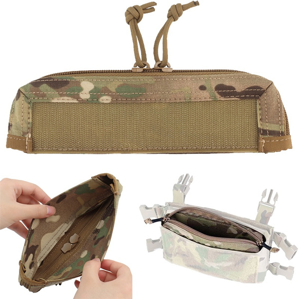 Tactical Vest Zipper Insert Pocket For MK3 MK4 Chest Rig Chassis Full ...