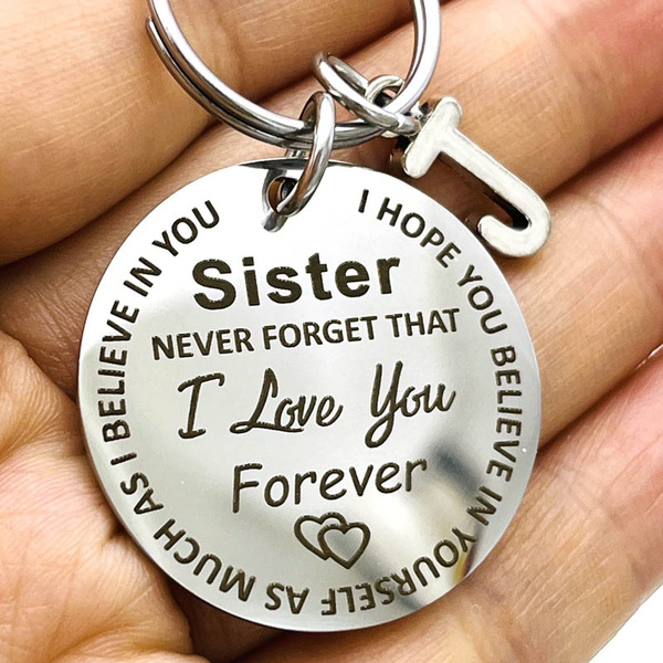 Sister Keyring Keychain Sister Gift Big Little Sister Soul Sister Gift ...