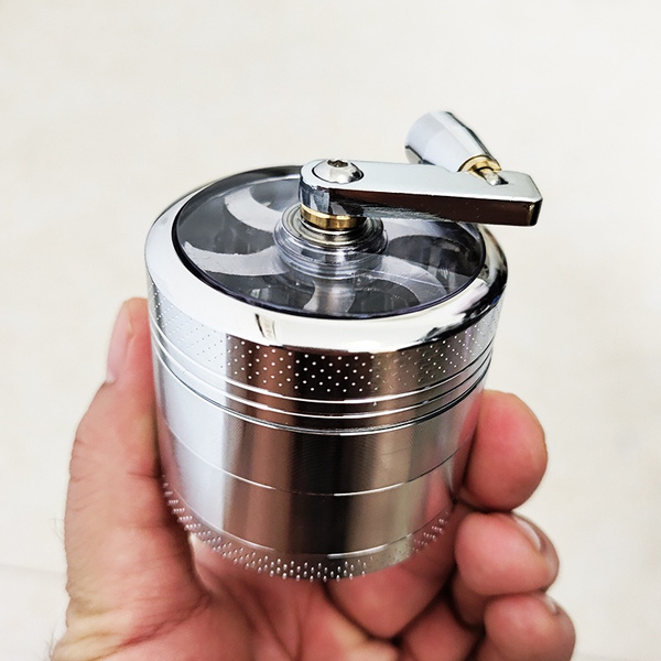 55MM Hand Muller High Quality Smoke Herbal Herb Grinder 4 Layers Zinc ...