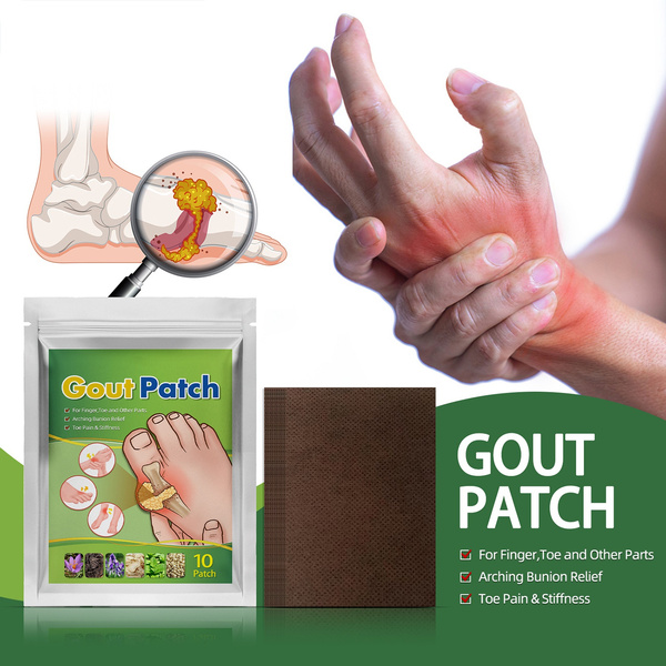 Gout Pain Relief patches for Fingers, Toe Etc. 10Pcs/Pack | Wish