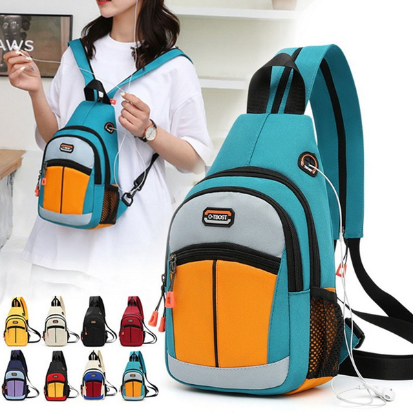 2023 New Men's Women's Fashion Multi Function Mini Backpack Small Chest ...