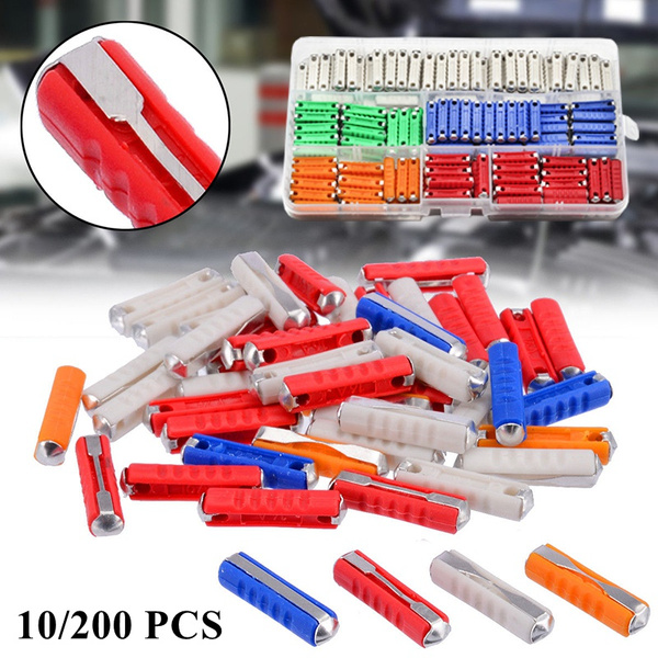10/200pcs Ceramic Continental Tractor Car Fuse Torpedo Fuses Set 5A/8A ...