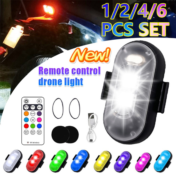 2022 New Variable 8 Colors With Remote Control RGB LED Aircraft Strobe ...