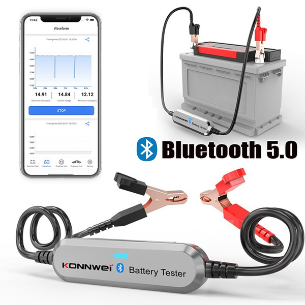 Car Bluetooth Battery Tester 6V-12V Battery Resistance Detector ...