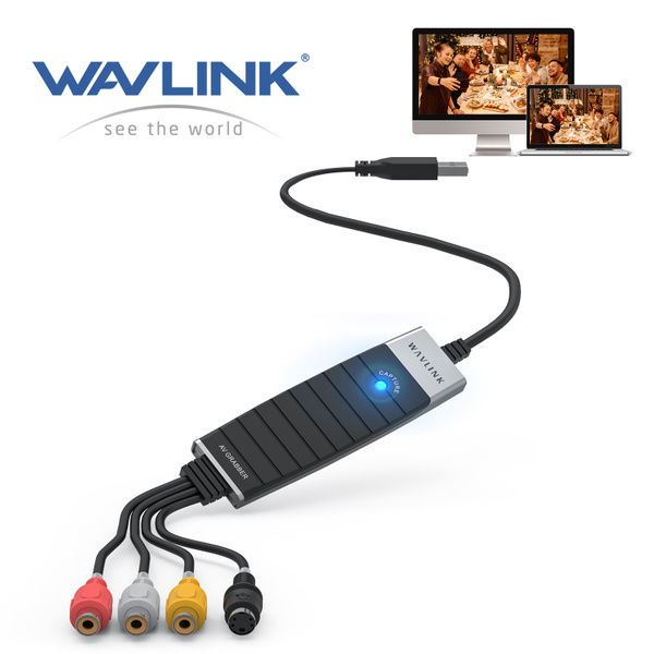 WAVLINK USB 2.0 Video Capture Card Device Converter, VHS to digital ...