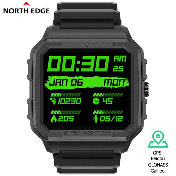 NORTH EDGE Mens Sports Smart Watch GPS GLONASS GALILEO Movement Track ...