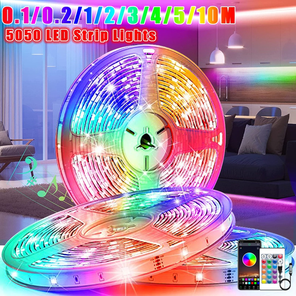 LED Strip Light USB Bluetooth 5050 RGB Light SMD DC5V Flexible LED Lamp ...