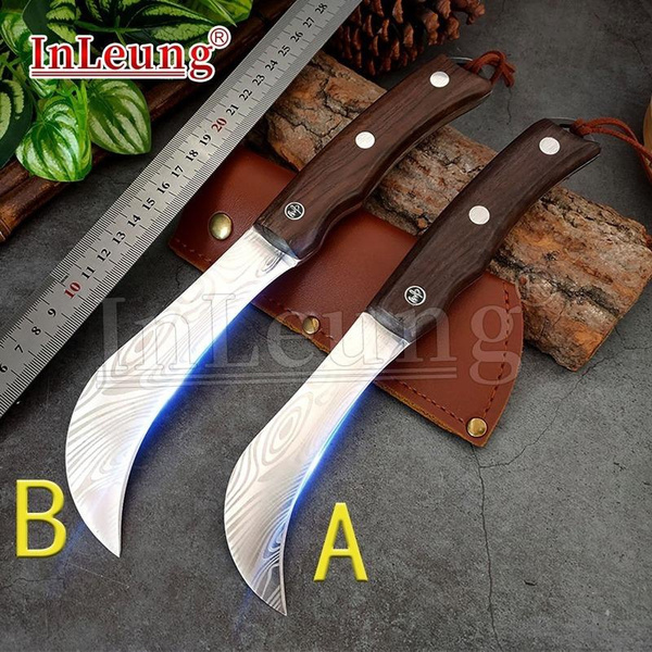 Butcher Knife with Knife Sheath Forged Meat Bone Fish Fruit Vegetables ...