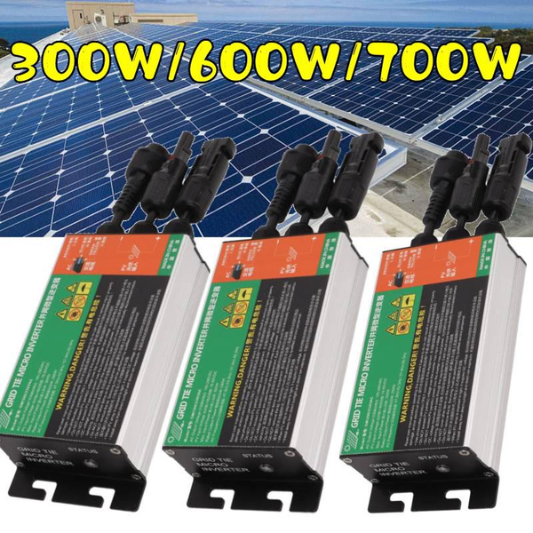 300W/600W/700W Solar Micro Inverter, Waterproof MPPT Grid Tie Micro ...