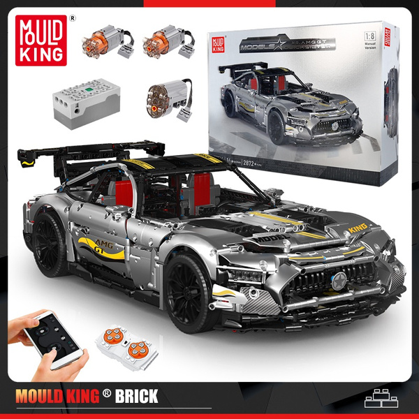 Mould King Remote Control Car Building Kit AMG GTR Speed Racing ...