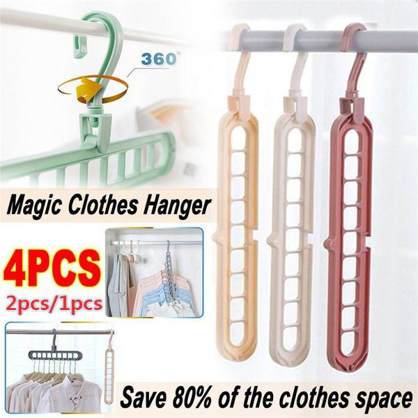 4/2/1 PCS Multi-port Support Circle Clothes Hanger Clothes Drying Rack ...