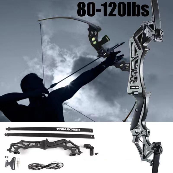 2022 High Quality 80-120lbs Powerful Metal Archery Recurve Bow for ...