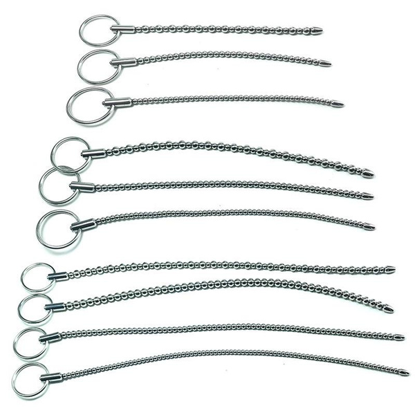 Super Long Electric Shock Urethral Plug Penis Pull Bead Plugs Urethra ...