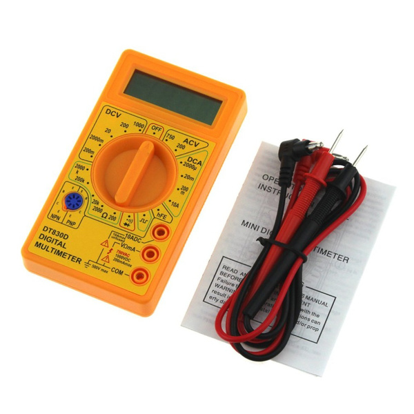 DT830D Portable Mini Digital Multimeter Tester AVO Meter AC DC Ohm ...