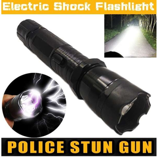 Taser Gun Travel Lightning Electric Shock Flashlight Mini Stun Torch ...