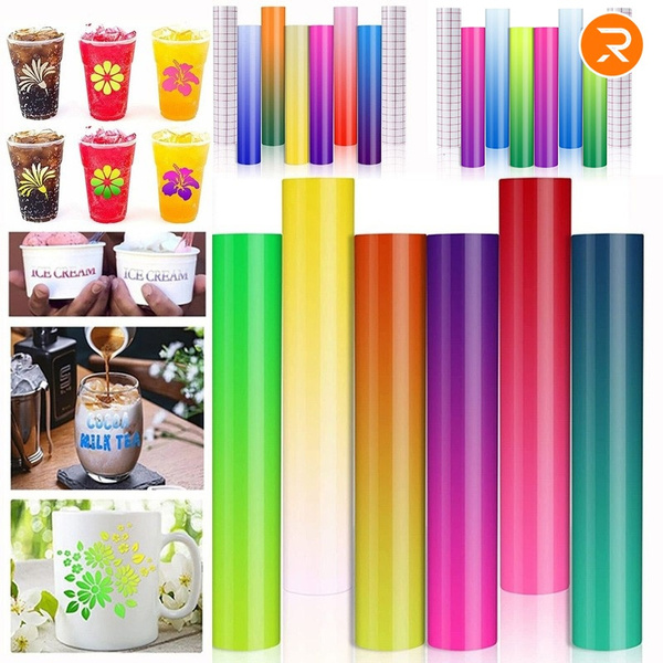 Hot Sale 8Pack Cold/Hot Color Changing Vinyl 12x10'' Adhesive Permanent ...