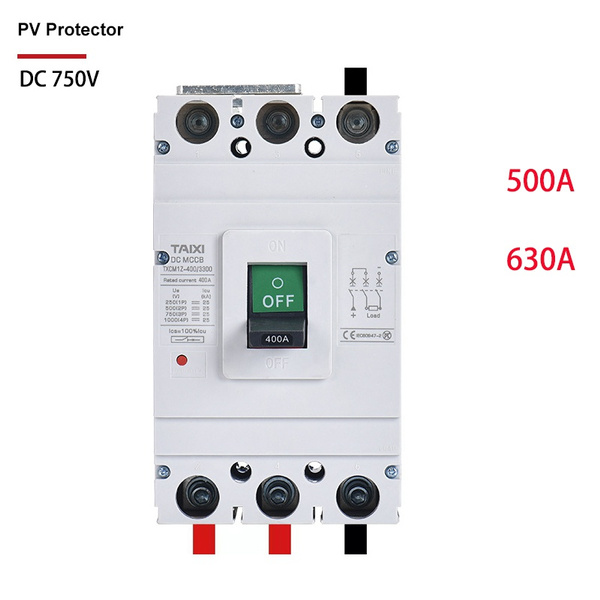 DC750V Molded Case Circuit Breaker 500A 630A 3P PV Disconnect Switch ...
