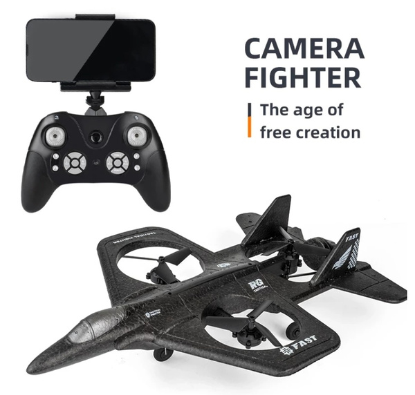RC Plane X66 2.4G Quadaxial Uav Fighter Glider with 1080p Camera EPP ...