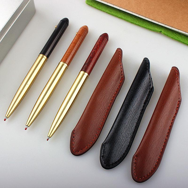 Wood Luxury Ballpoint Pen Metal High-end Business Office Gifts Set ...