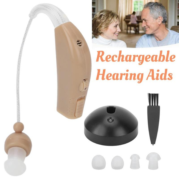 Digital Hearing Aids Kit Behind The Ear Bte Sound And Voice Amplifier