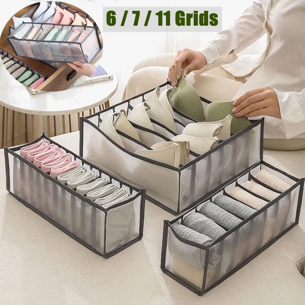 Folding Closet Organizer Panties and Socks Storage Boxes Wardrobe ...