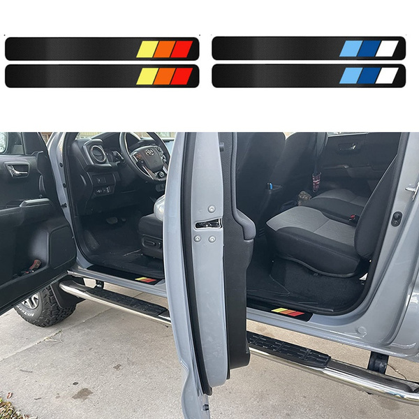 Car Door Sill Threshold Guard Sport Style Colors Protective Decorative ...