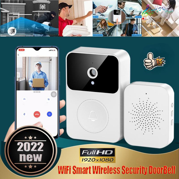 2022 New X9 HD 1080P/720P Smart WiFi Video Doorbell Camera Visual ...