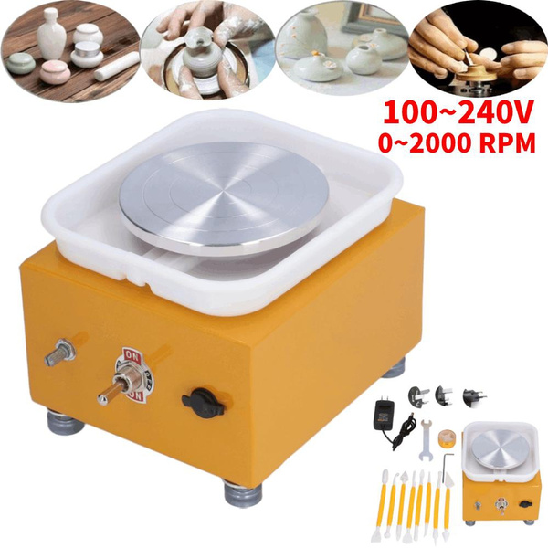 Pottery Wheel Machine, Mini Pottery Wheel Mini Water Basin Miniature ...