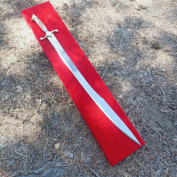 Handmade Stag Antler Handle Arabic Sword, Ottoman Sword, Medieval Sword ...